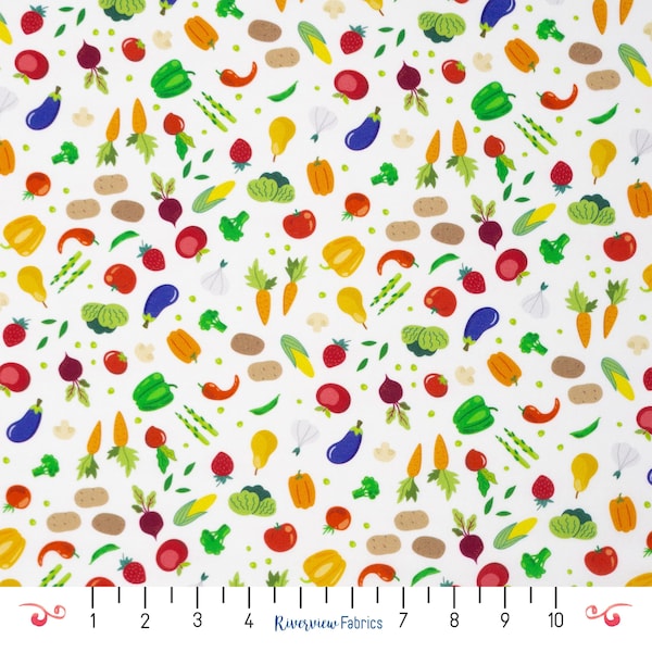 Vegetable Fabric - Etsy