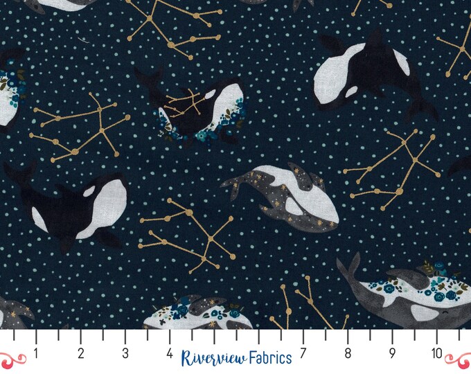 Black and White Fabric Orca by Fattcheese Black and White Orca Whale ...
