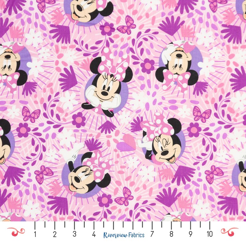 Minnie Mouse Fabric - Etsy