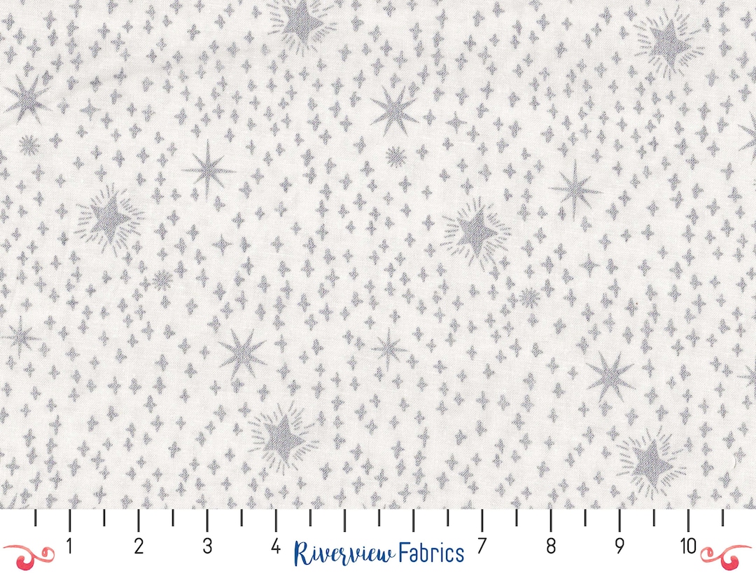 Tails From Under the Moon - Etoile - Silver Metallic | RJR Fabrics ...