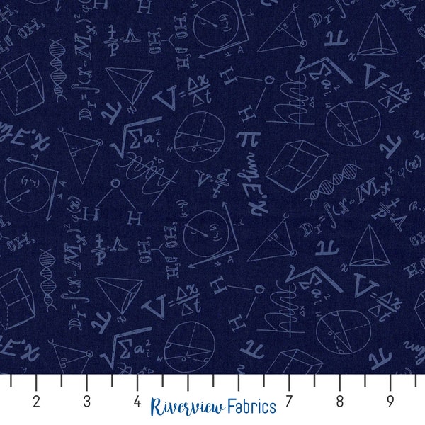 Math Fabric - Etsy