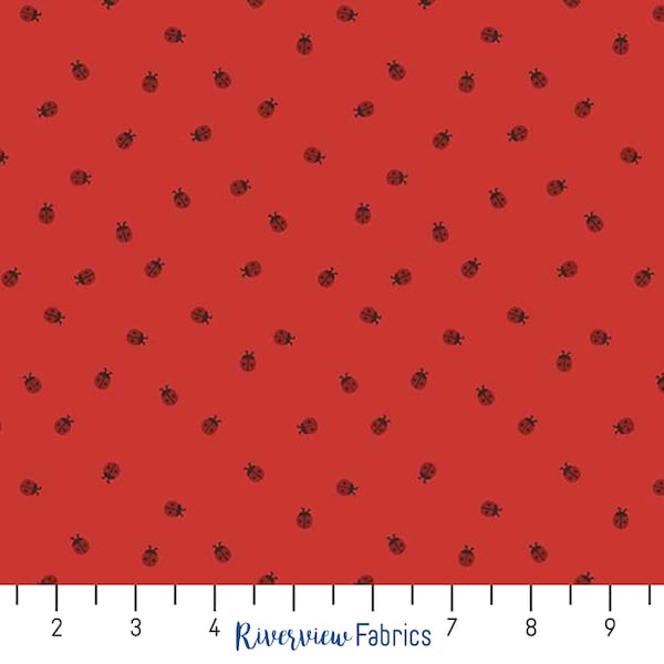 Small Ladybug Fabric - Etsy