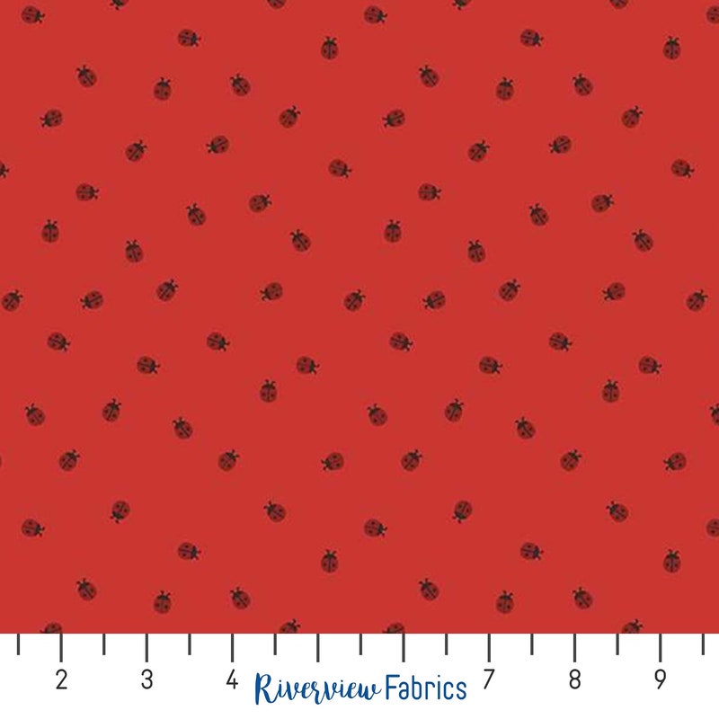 Ladybug Fabric - Etsy