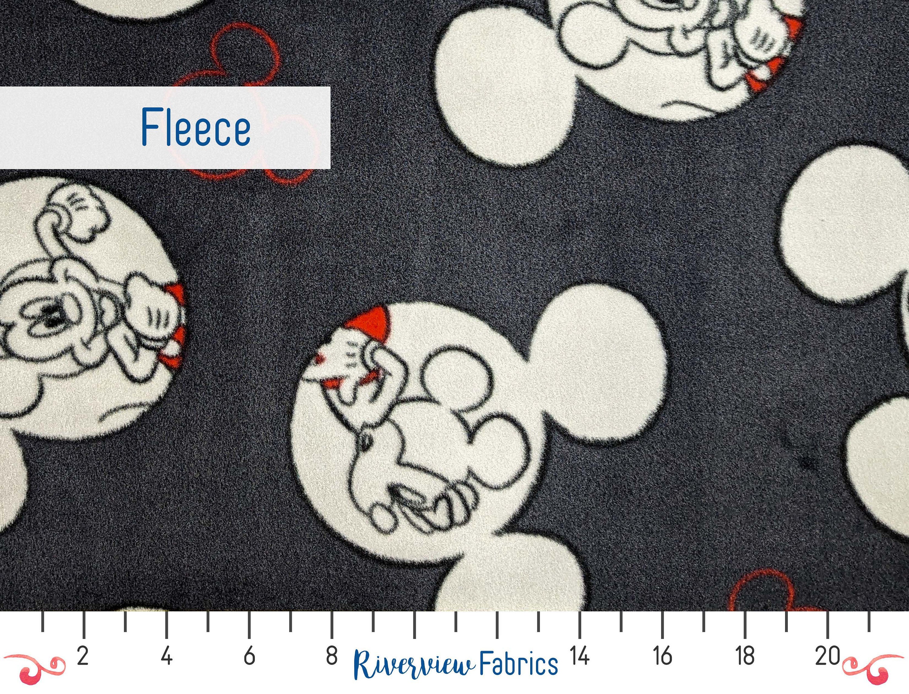 Mickey Mouse Fleece Fabric