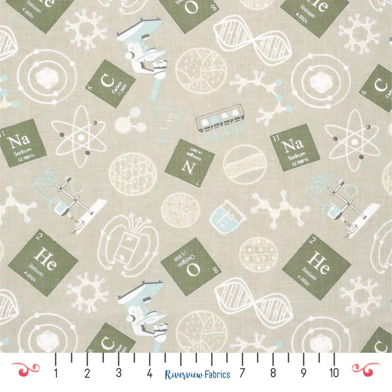 Science Fabric - Etsy
