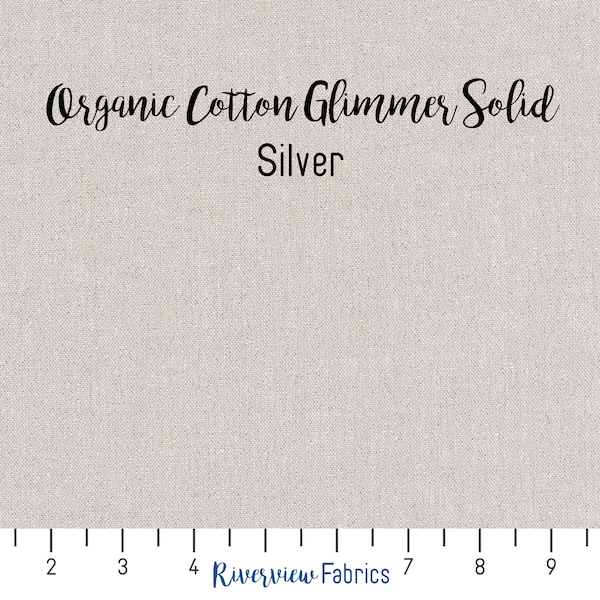 Silver Cotton Fabric - Etsy