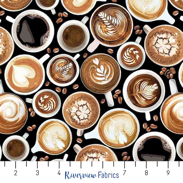 Coffee Fabric - Etsy