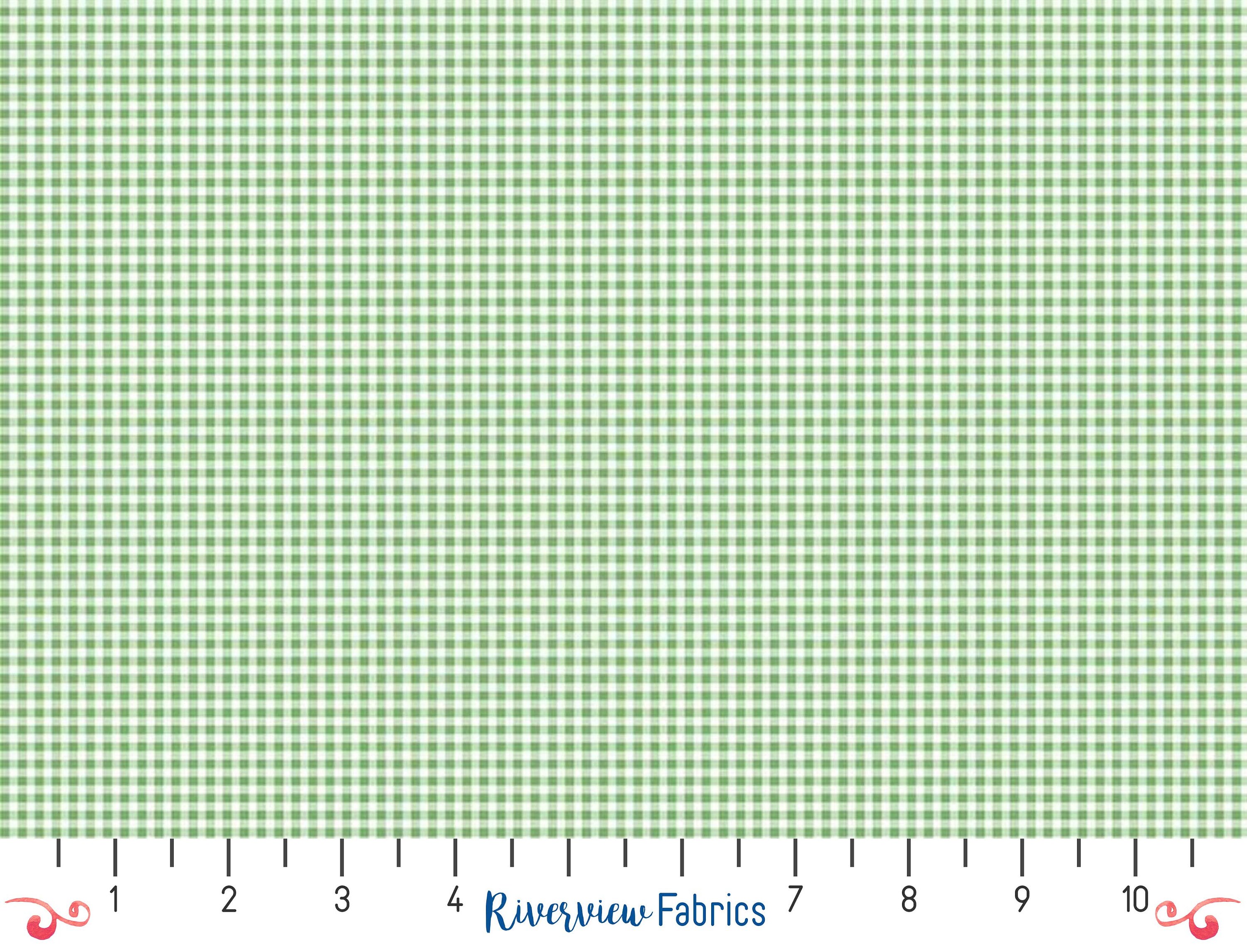 Notting Hill Gingham Green Riley Blake Fabric by the - Etsy