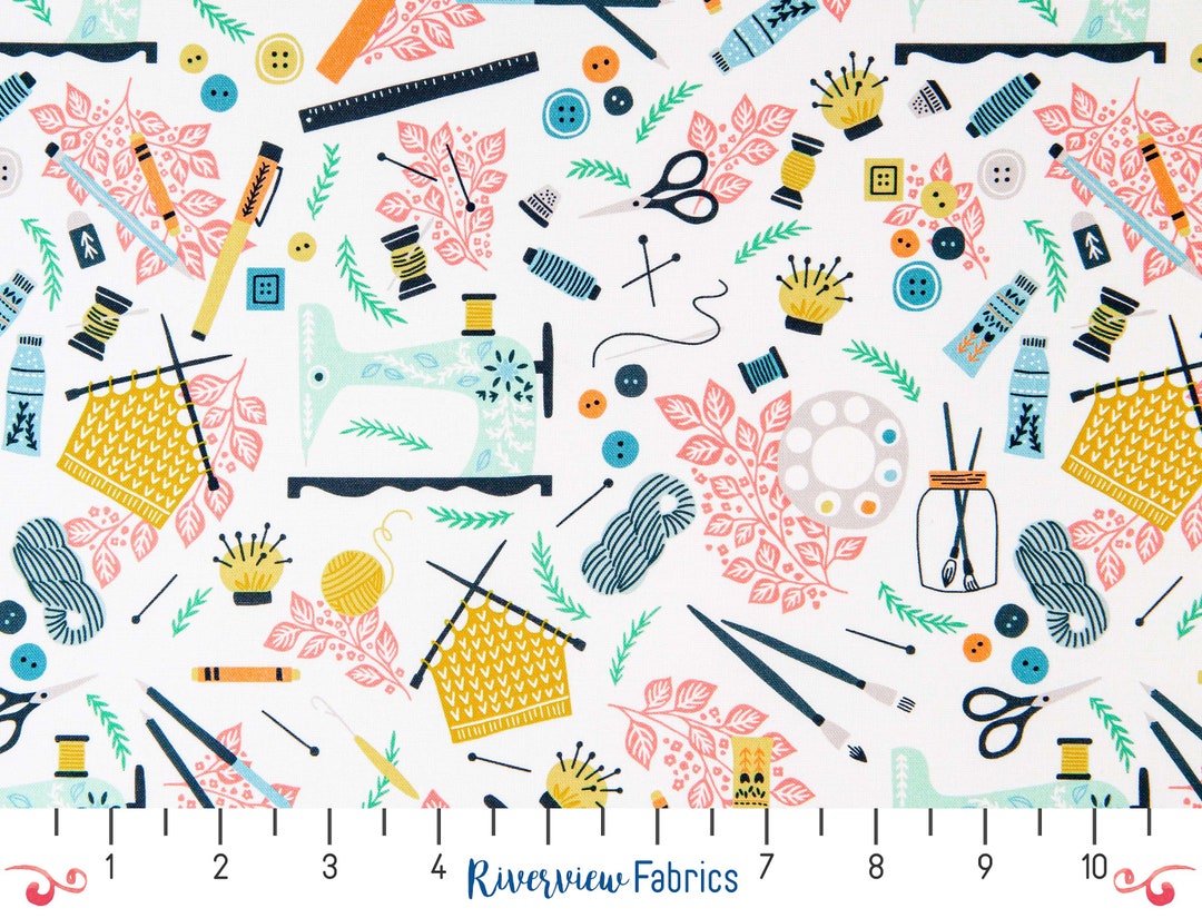 Sewing and Crafting Fabric by the Yard, Knitting, Painting, Artist ...