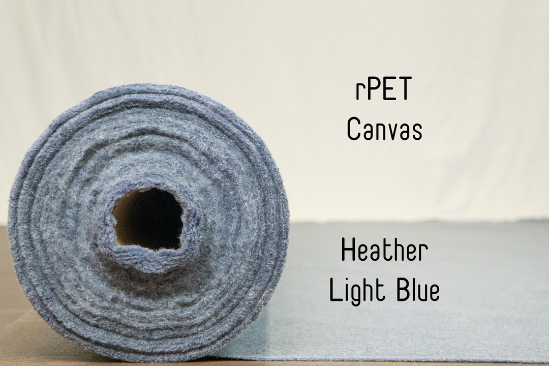 Canvas - Heather Light Blue - Recycled Polyester & Cotton | Eco ...