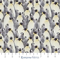 Penguin Fabric - Etsy