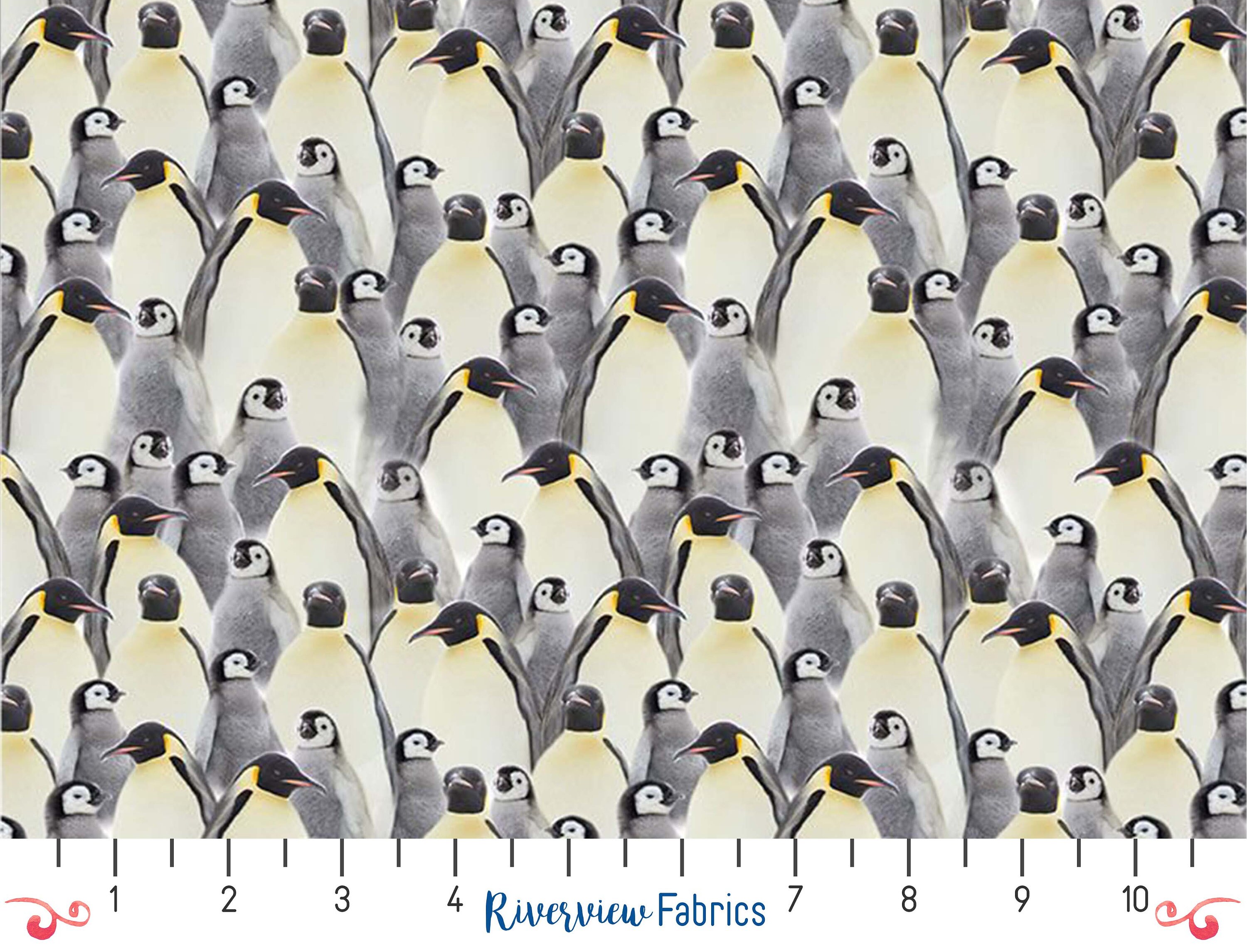 Penguin Fabric by the Yard Emperor Penguins Timeless - Etsy
