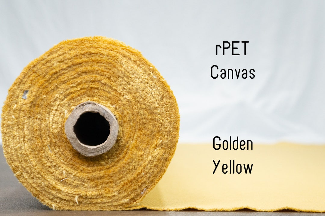 Canvas - Golden Yellow - Recycled Polyester | Eco-friendly Polyester ...