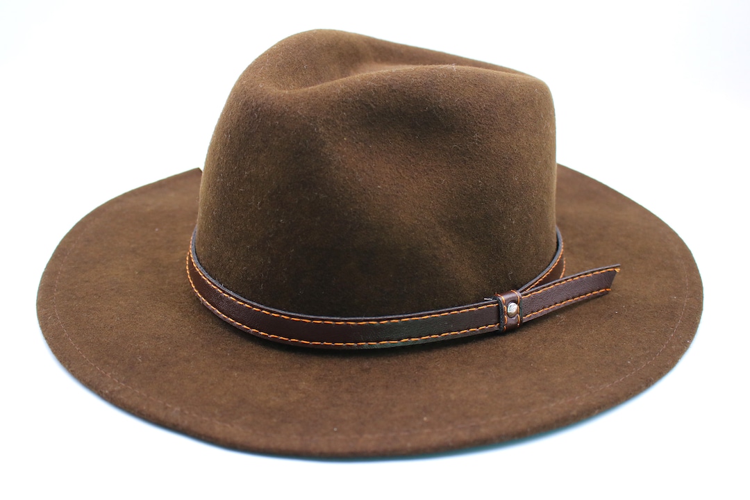 Handcrafted Fedora Felt Hat - Classic Wool, Artisan Elegance by Made by ...