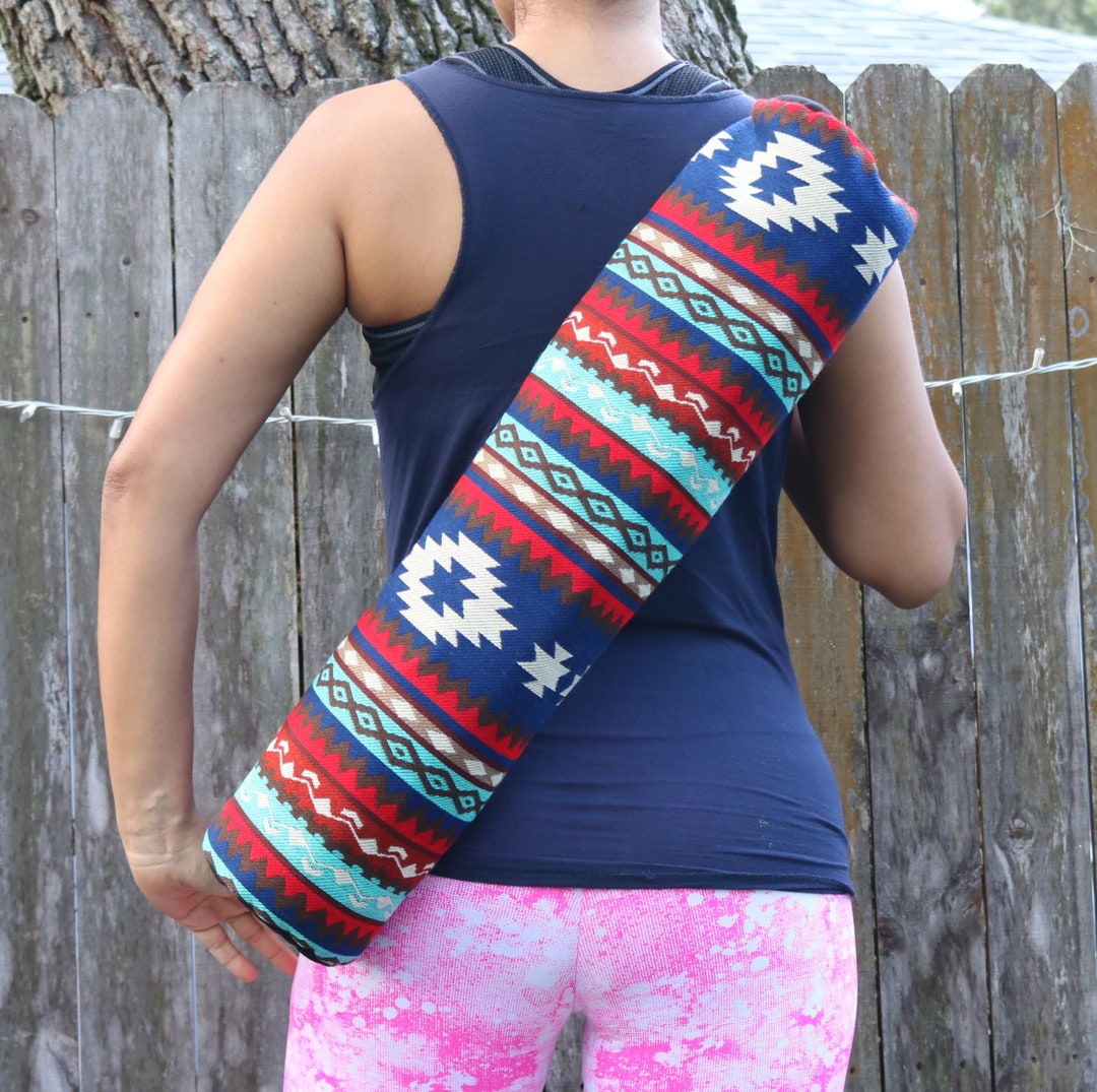 Handmade Inca Tribal Yoga Mat Bag, Shoulder Crossbody - Etsy