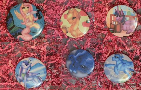 My Little Pony Buttons original Designs - Etsy