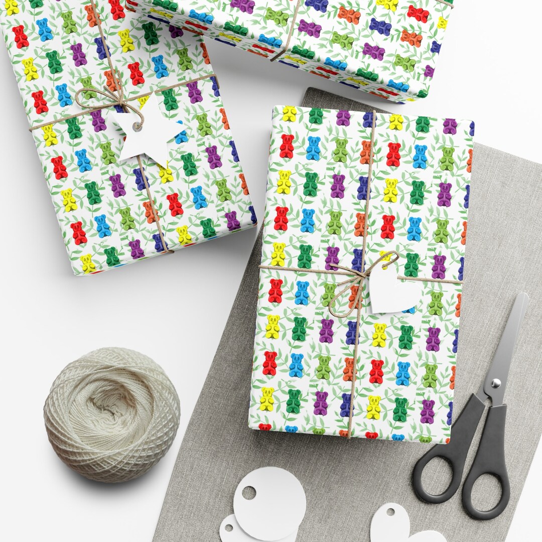Gummy Bear Gift Wrap Paper - Etsy
