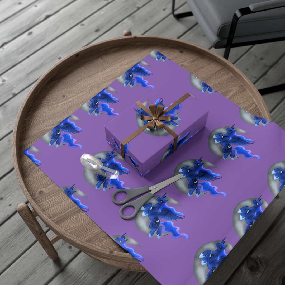Princess Luna Gift Wrap Paper, Mlp, Brony, My Little Pony, Gift Paper ...