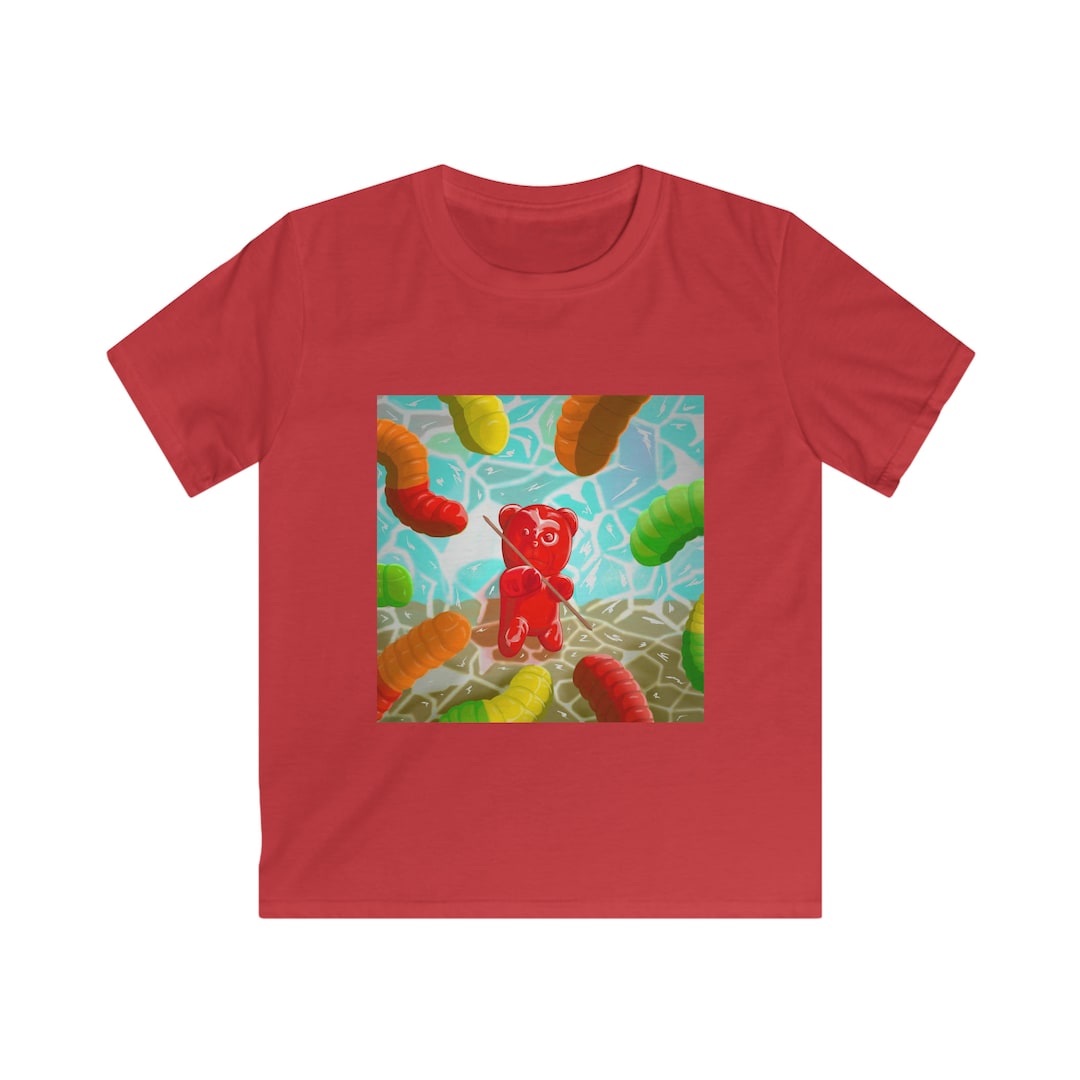 Gummy Bear Shirt, Fighting Gummy Bear T-shirt, Kids, Heavy Cotton ,tee ...