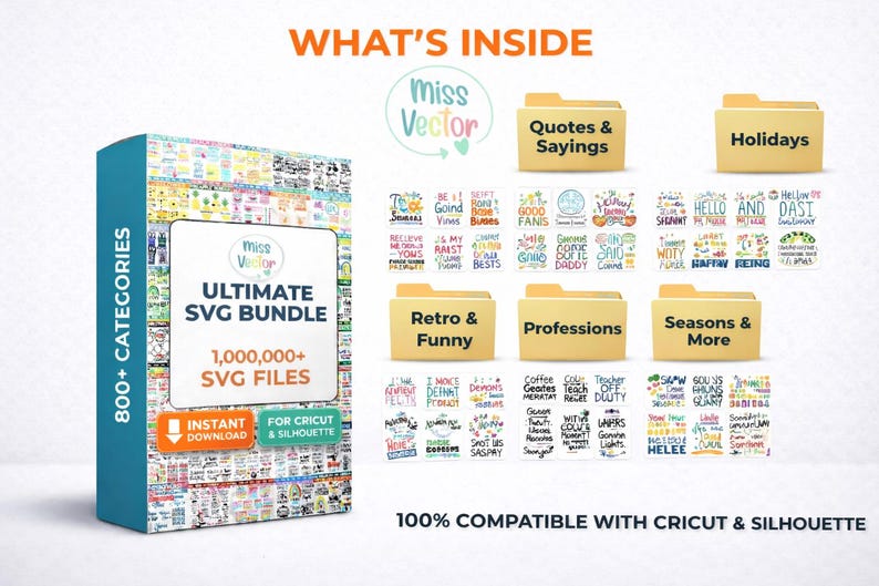 The Ultimate 1,000,000+ SVG Bundle - Endless Designs for Cricut ...
