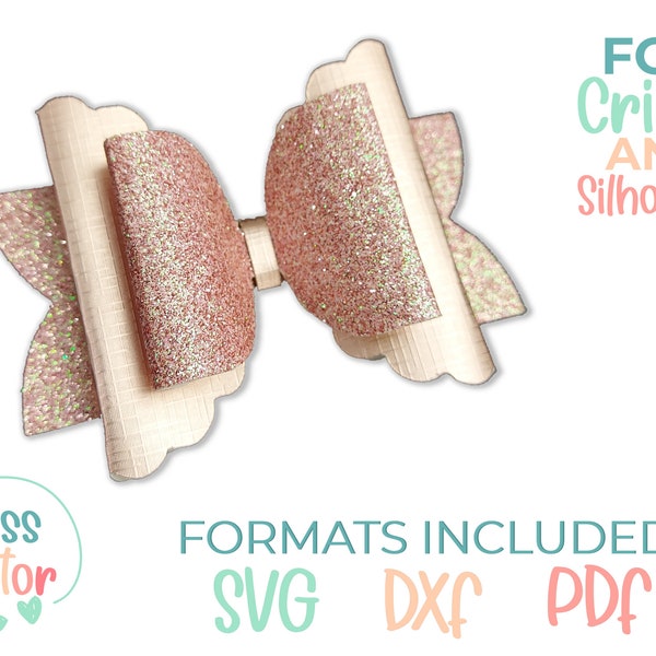 Leather Bow Svg - Etsy