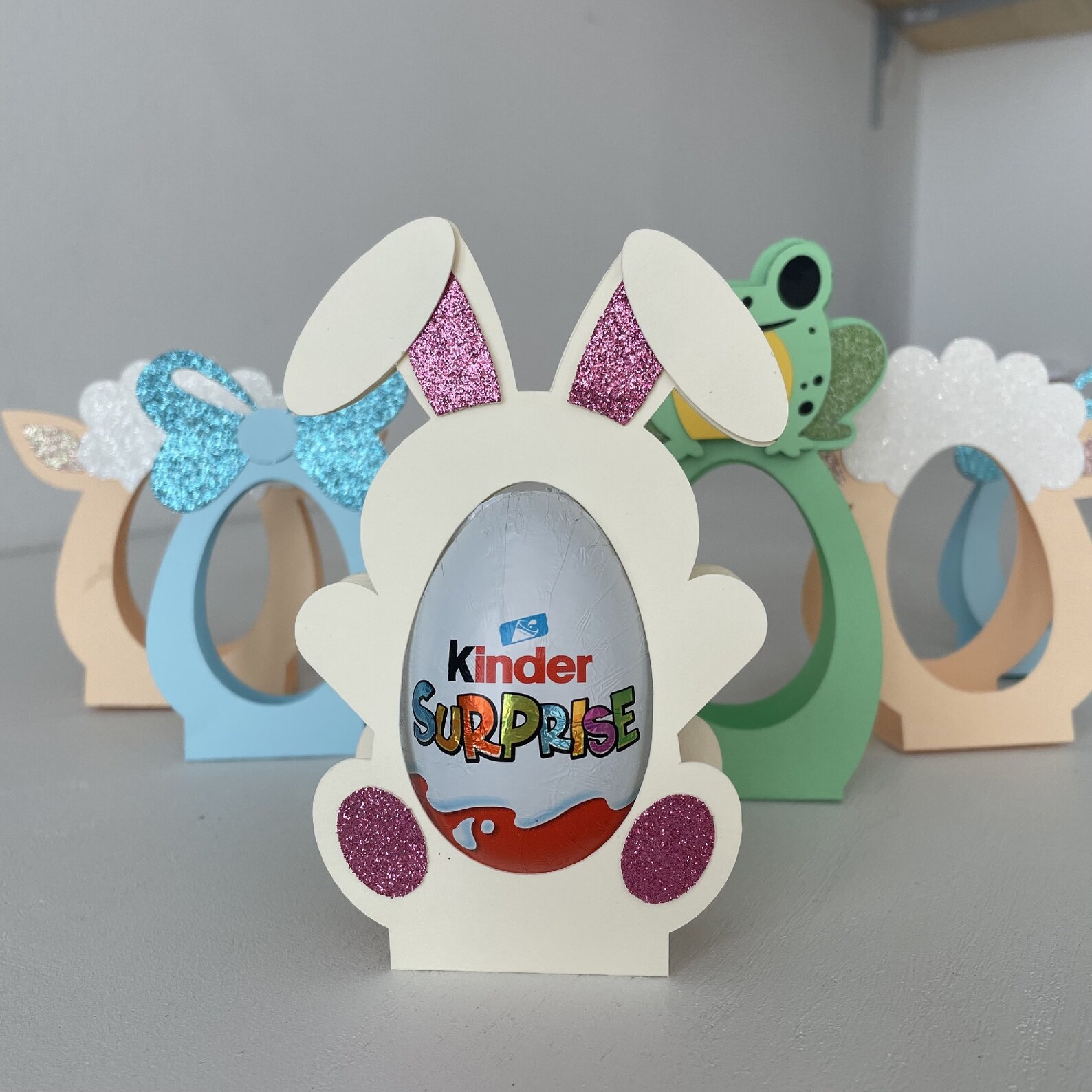 Easter Bunny Egg Holder SVG, Easter Gift, Chocolate Egg Stand, Easter ...