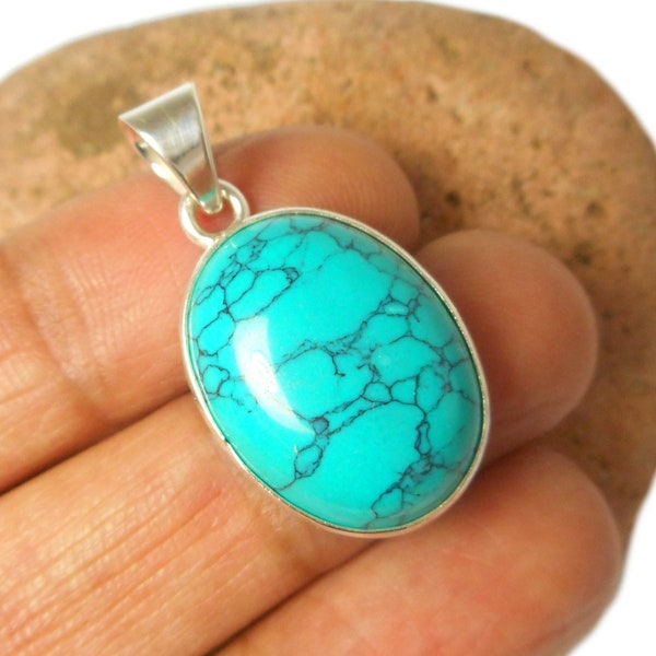 Turquoise Pendant - Etsy