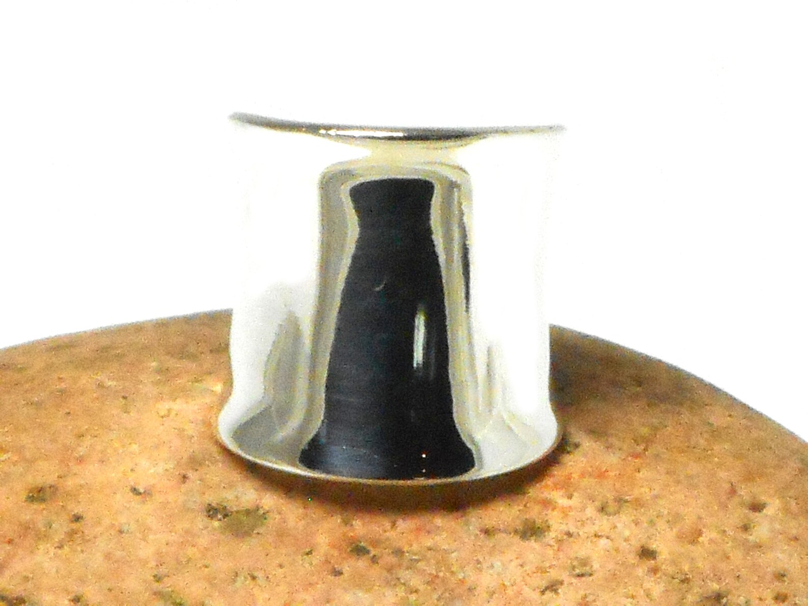 Chunky Plain Sterling Silver 925 Ring - Etsy UK