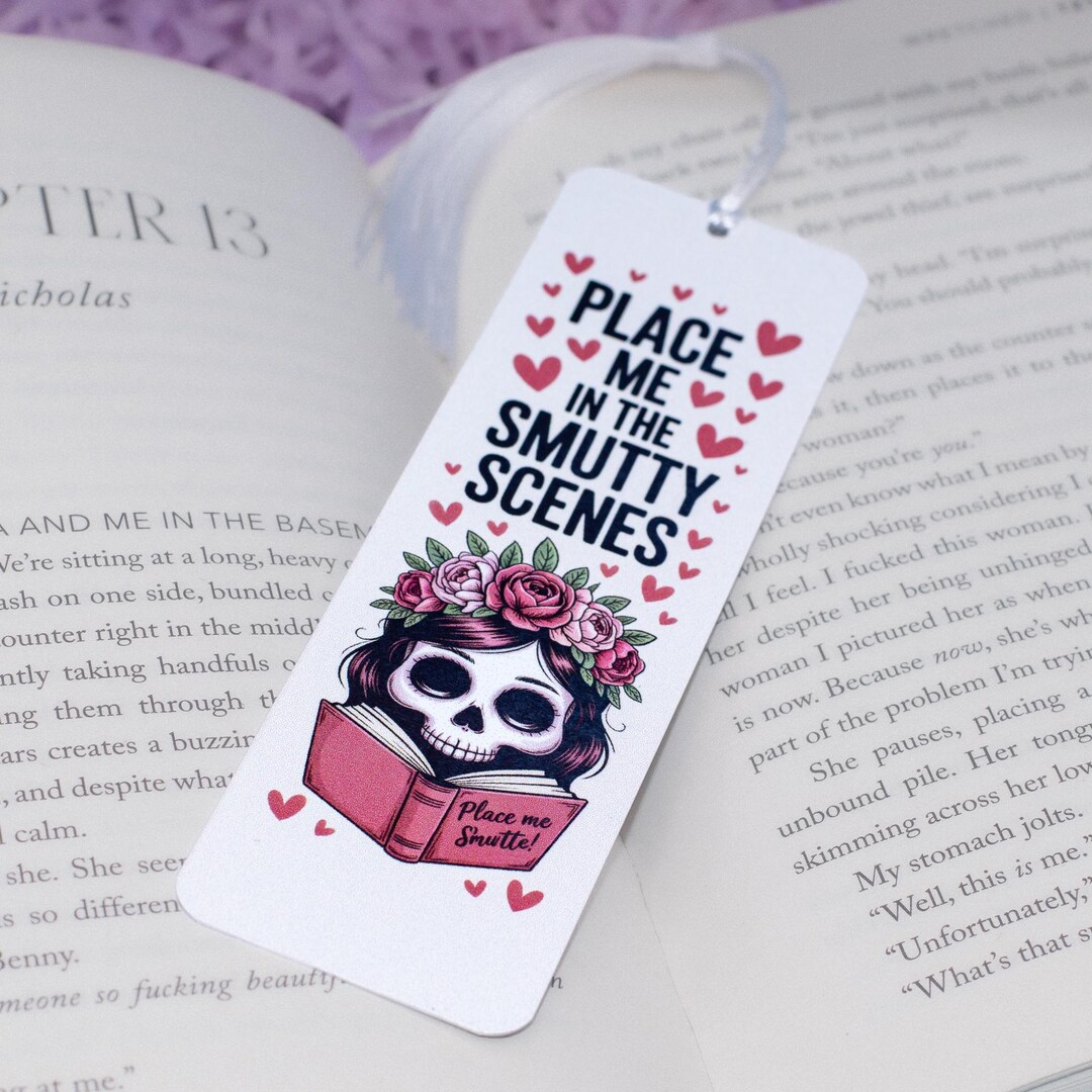 Smutty Scenes Aluminium Bookmark | Metal Mark | Slim Page Marker | Book ...