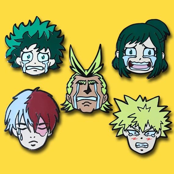Crying Heroes Enamel Pin | Etsy