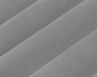 88-90 Extra Wide ash gray Soft Minky From Shannon Fabrics // SOLD by ...