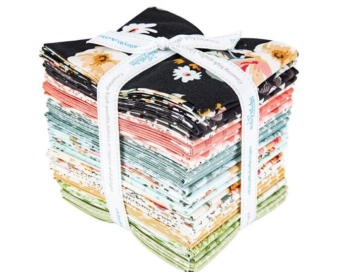 Fat Quarter Bundle / 27 Piece / Gingham Gardens by Riley Blake / Summer ...