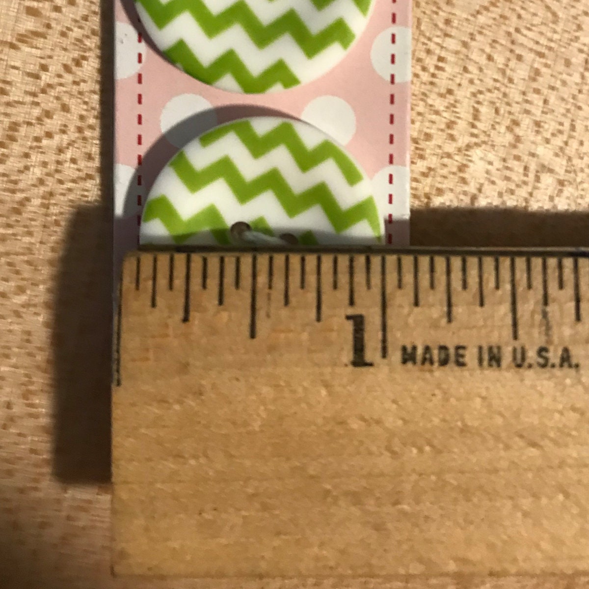 Chevron 1 Inch Round Buttons - Etsy