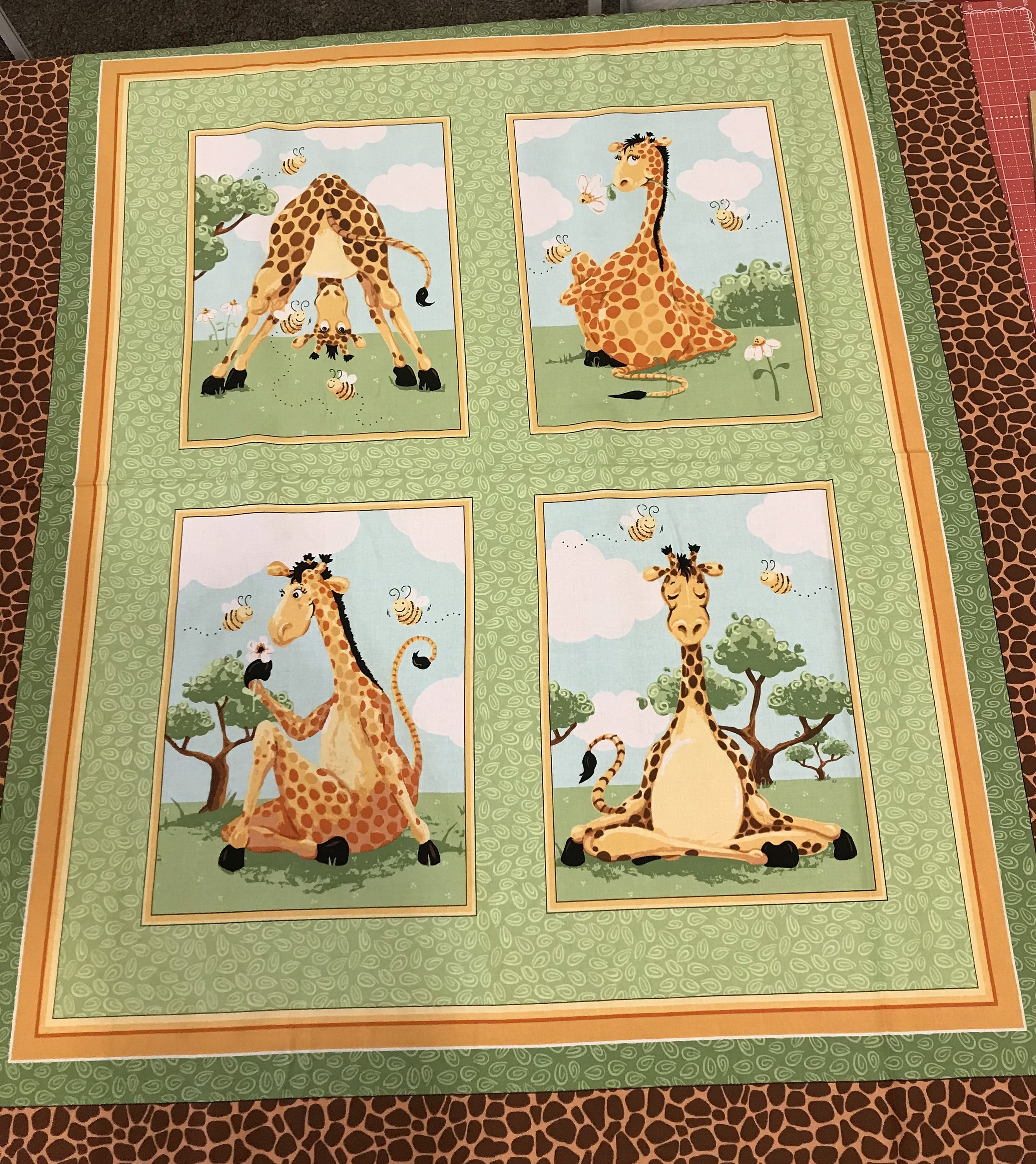 SUZY BEE Zoe the Giraffe / Easy Gift / Easy Quilt / DIY Baby Gift 36 ...