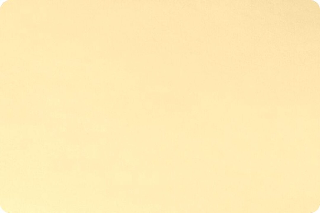 90" Extra Wide BUTTER, Yellow Cuddle SOFT Minky From Shannon Fabrics ...