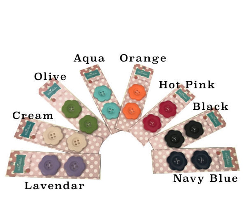 1.5 Inch FLOWER Buttons // 1 1/2 INCH Buttons // Matte Finish - Etsy