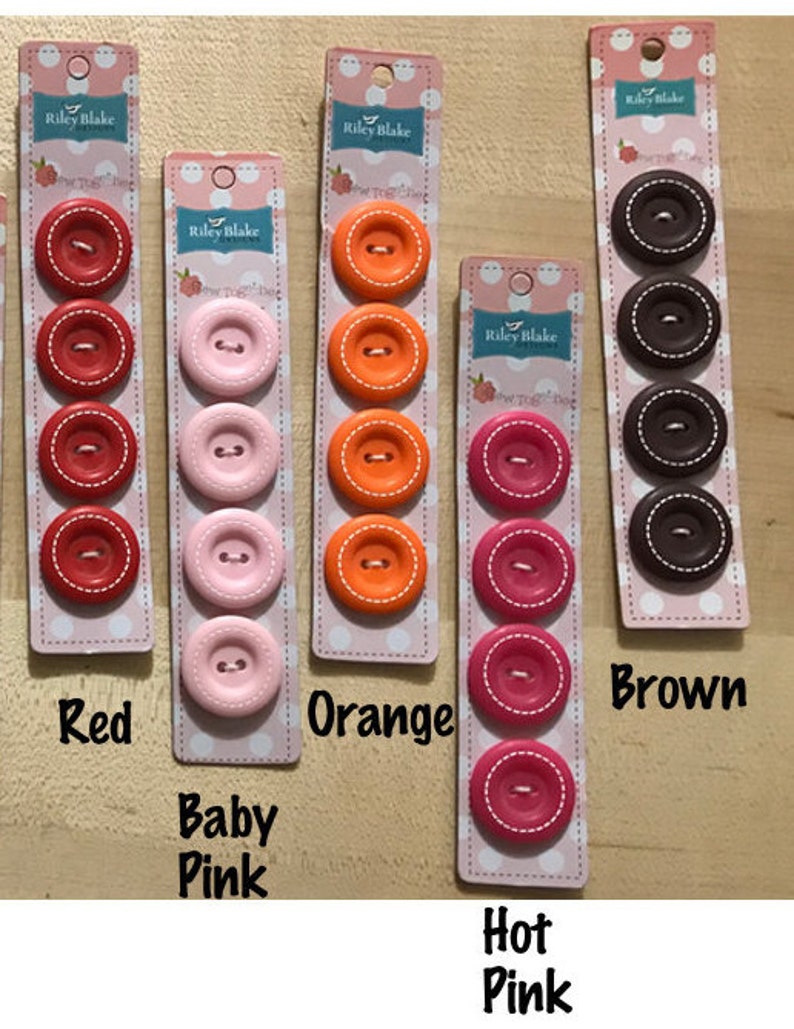 STITCHED 1 Inch Round Buttons | Etsy