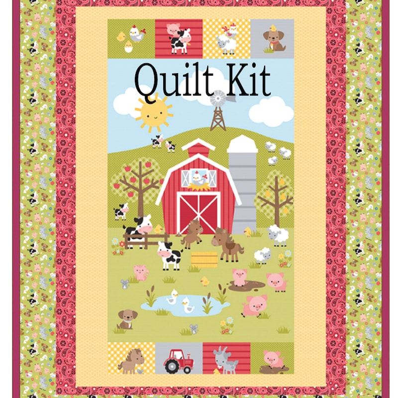 Farm Animals Quilt - Etsy