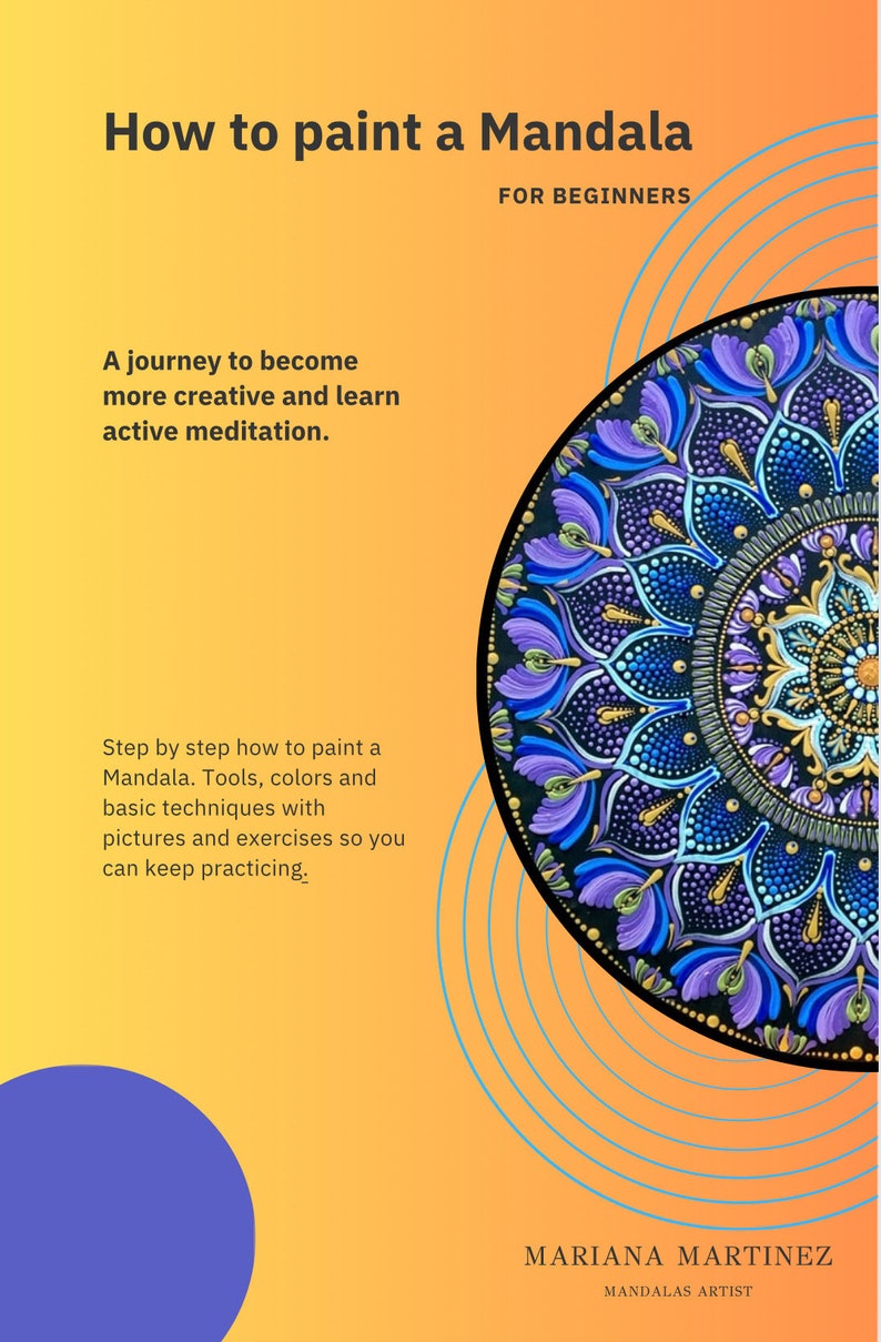 How to Paint a Mandala Tutorial/ Instant Download/learn How to Paint ...
