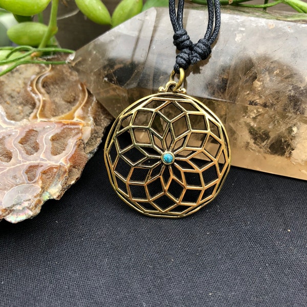 Sacred Geometry Pendant - Etsy Australia