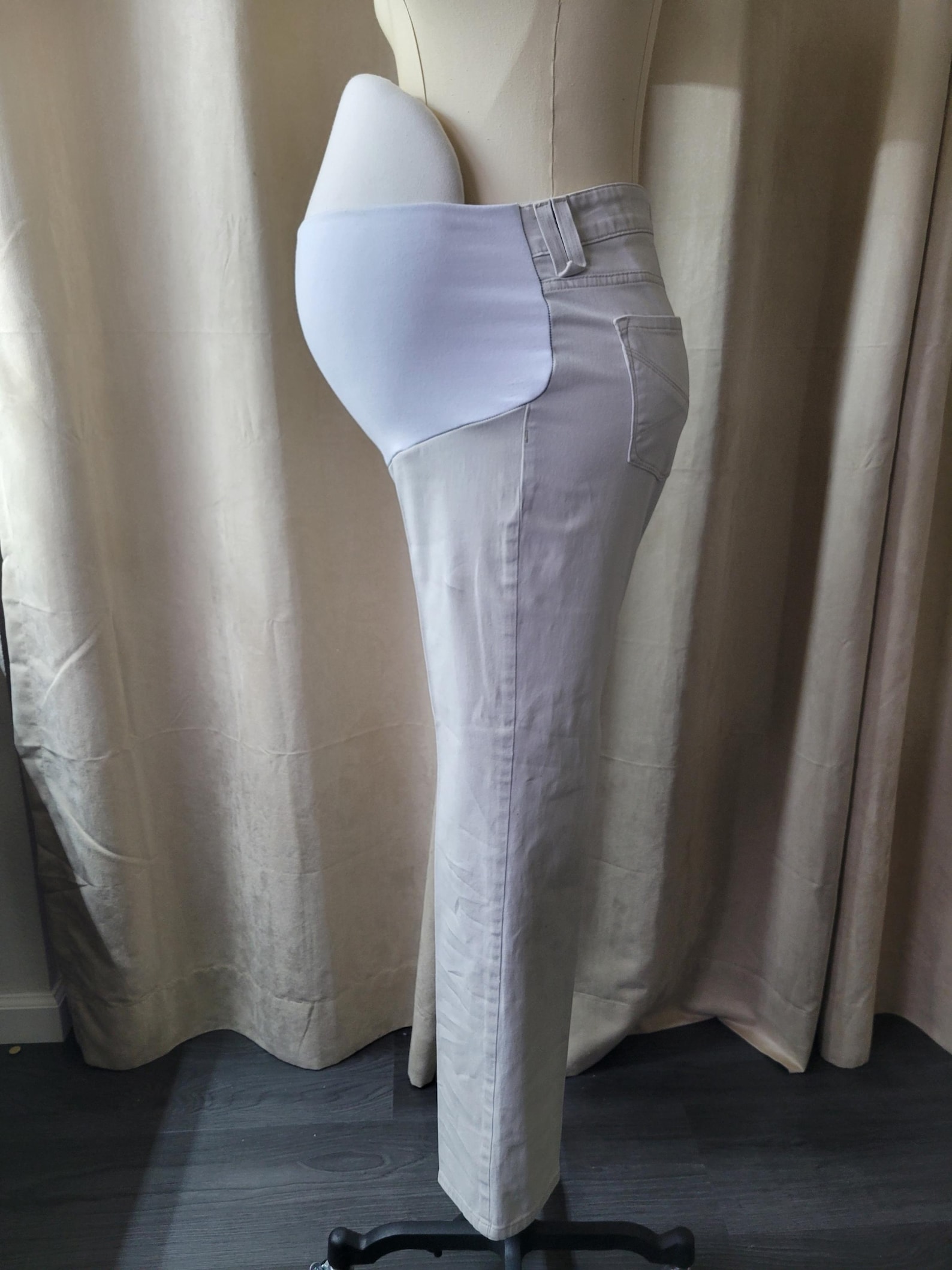 Belly Band Sewing Pattern - Add a Knit Panel to Jeans - Maternity Bump ...