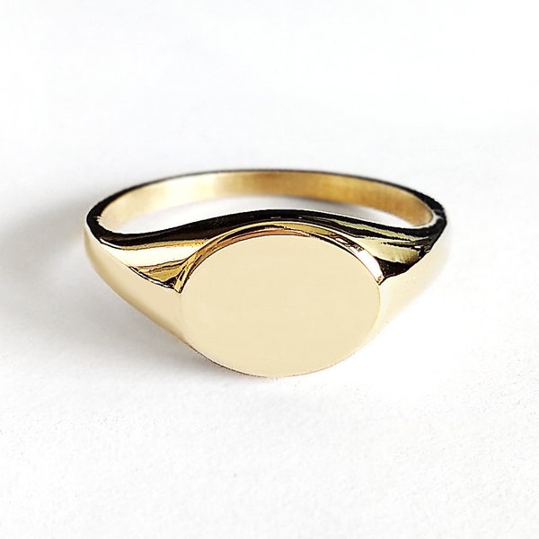 Womens Signet Ring - Etsy