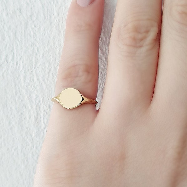 Small Gold Pinky Rings - Etsy