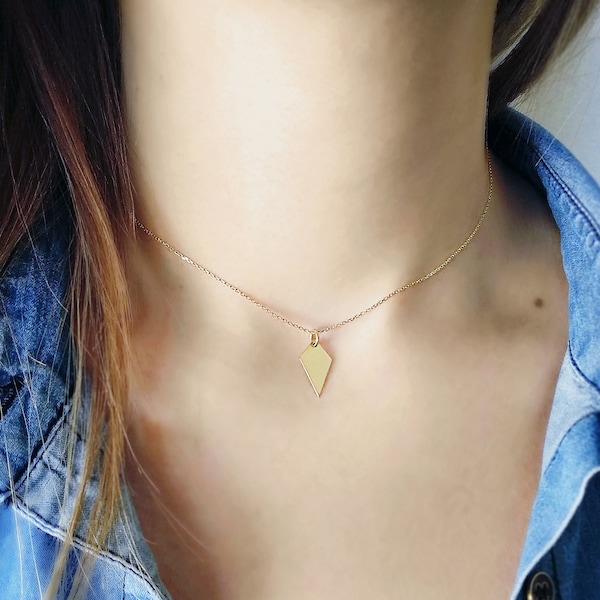 Simple Gold Necklace - Etsy