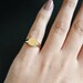 18K Diamond Signet Ring Star Setting Signet Ring 14K Solid - Etsy
