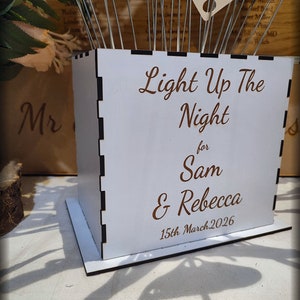 Personalised Sparkler Holder / Box - Holds 50 Sparklers (box Only) - 4 ...