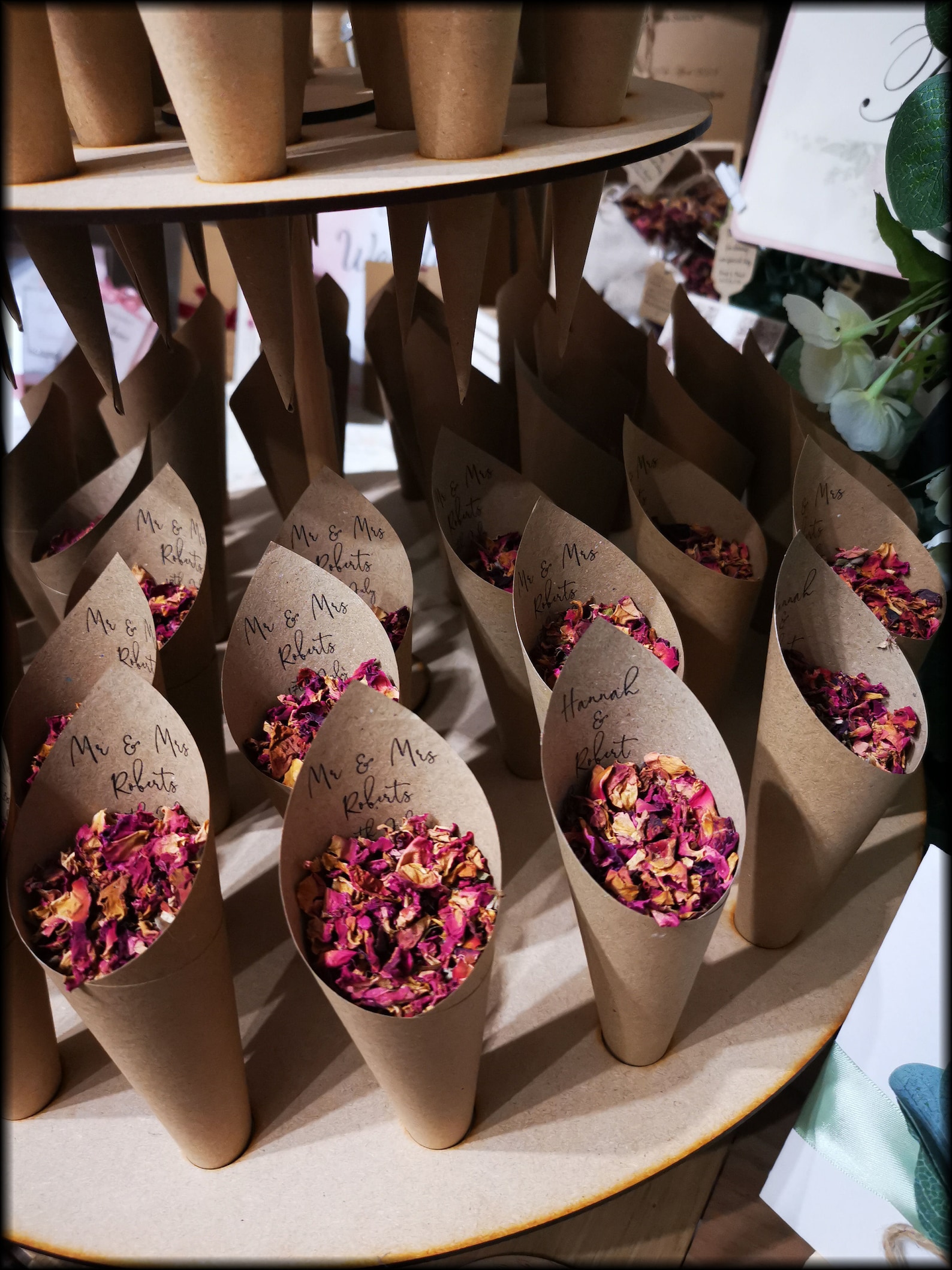 Confetti Cone Holder Confetti Cone Stand Circular - Etsy