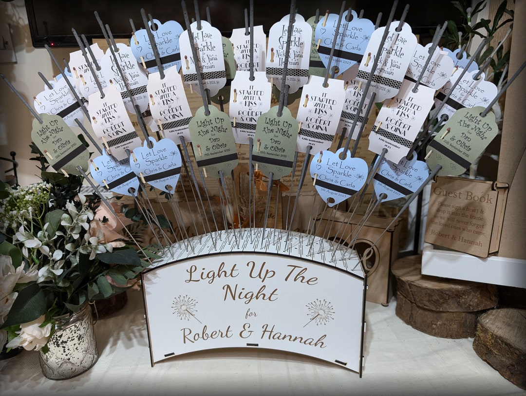 Personalised Sparkler Holder / Box - (box Only) - Etsy