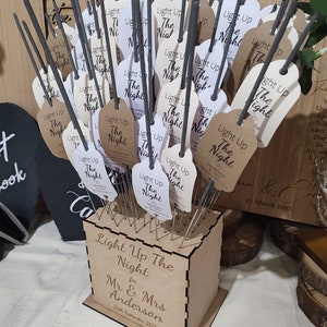 Personalised Sparkler Holder / Box - Holds 50 Sparklers (box Only) - 4 ...