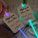 Light up the Dance Floor Glow Stick Tags Personalised 50x - Etsy